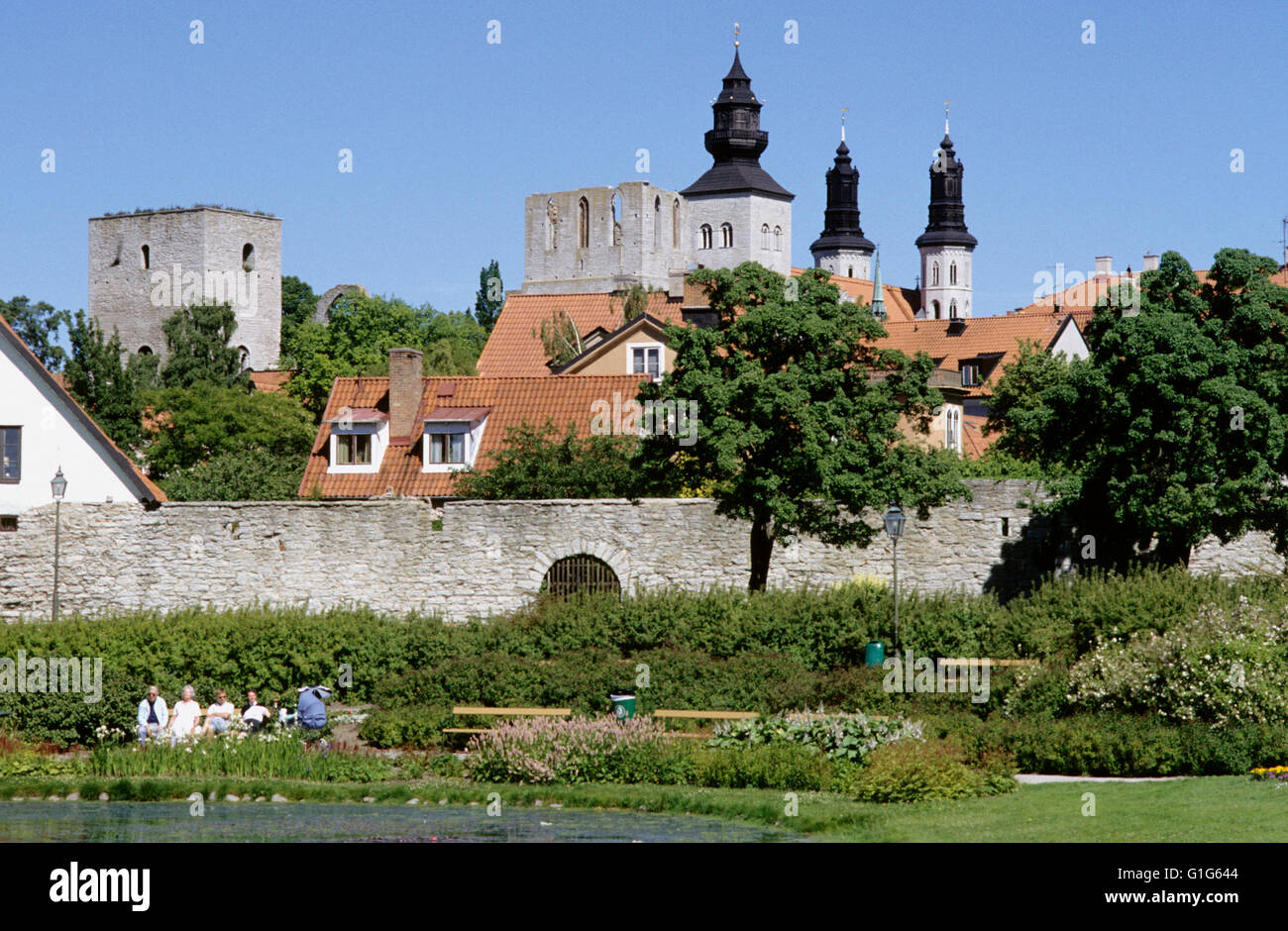 Medieval visby gotland hi-res stock photography and images - Alamy
