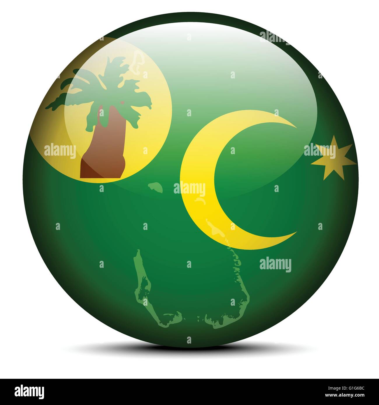 Flag cocos islands on Cut Out Stock Images & Pictures - Alamy