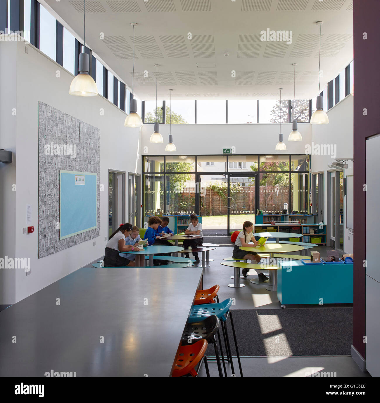 Classroom view with clerestory and garden access. Towers Junior School ...