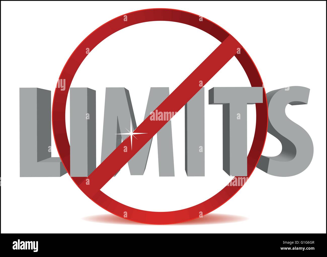 EPS Vector 10 - 3 dimensional limits off text in circle Stock Vector ...