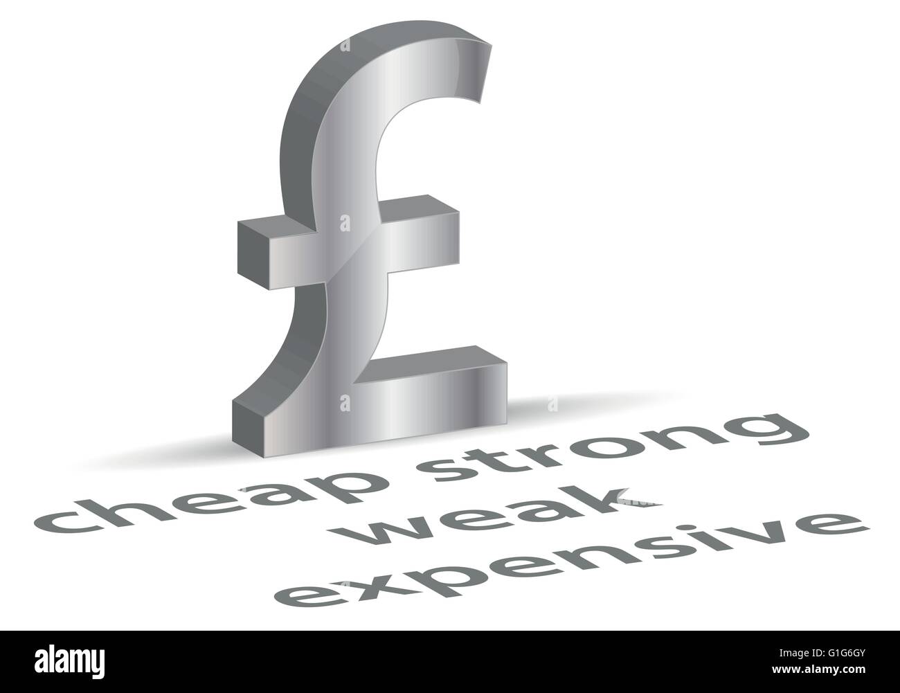 EPS Vector 10 - 3 dimensional pound symbol Stock Vector Image & Art - Alamy