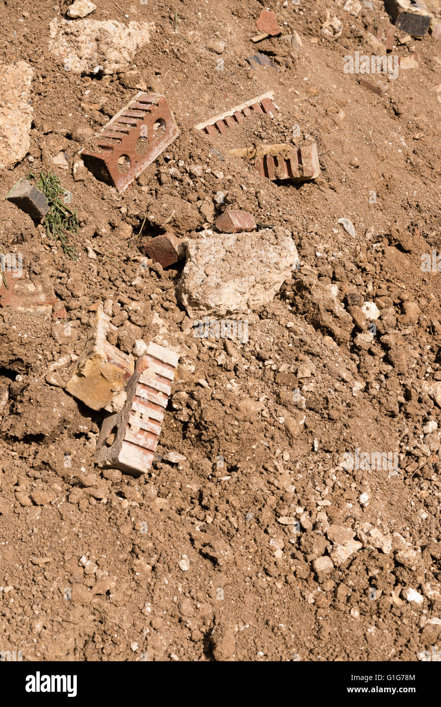 House building construction waste Stock Photo - Alamy