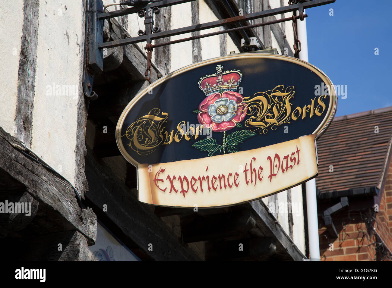 Tudor World Museum Sign, Stratford Upon Avon; England; UK Stock Photo ...