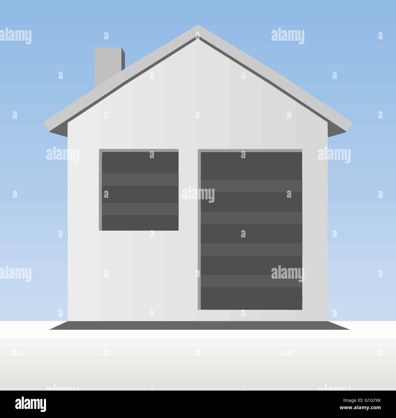 EPS 10 Vector Illustration of model house icon Stock Vector Image & Art ...