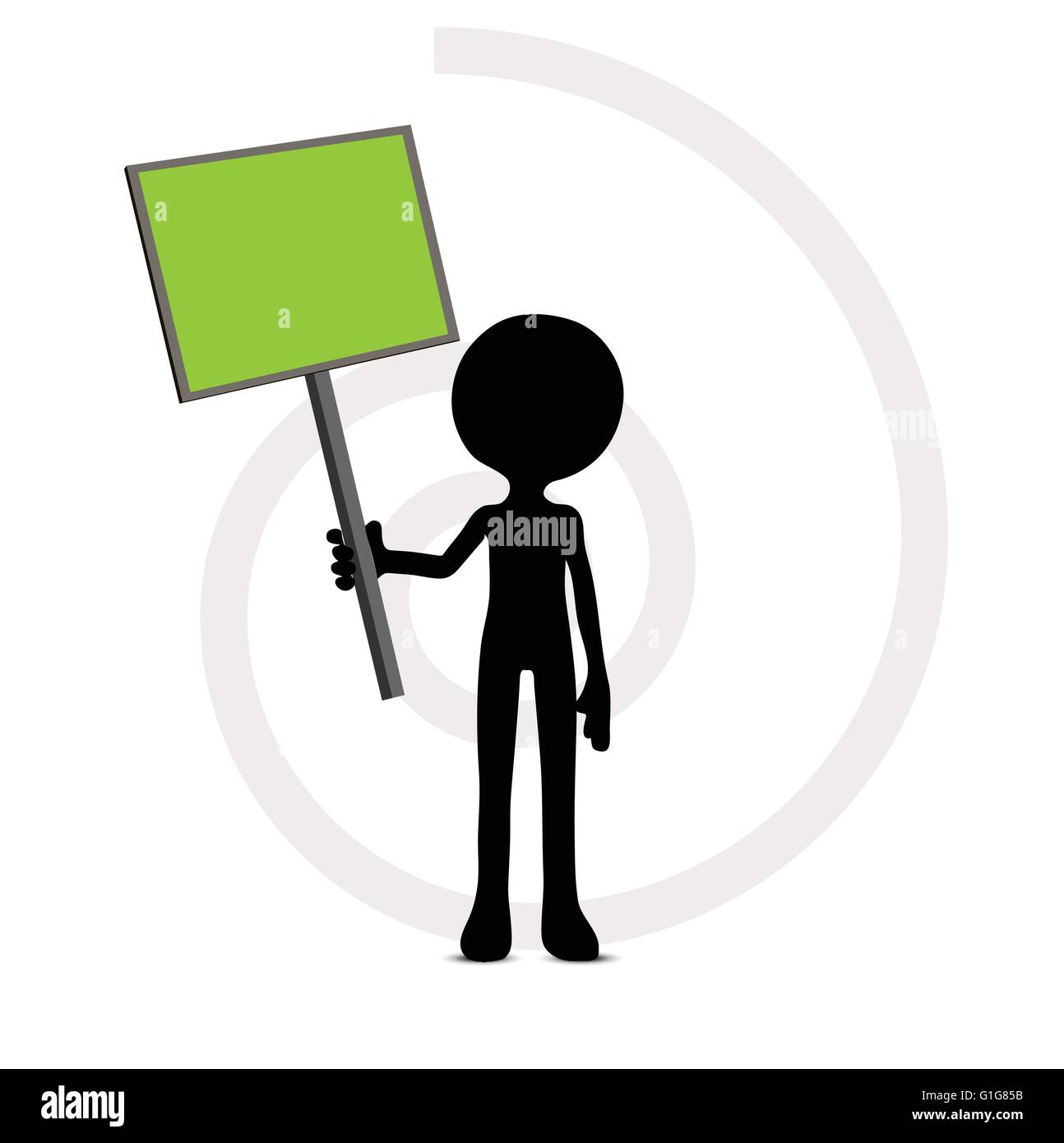3d man protest Stock Vector Images - Alamy
