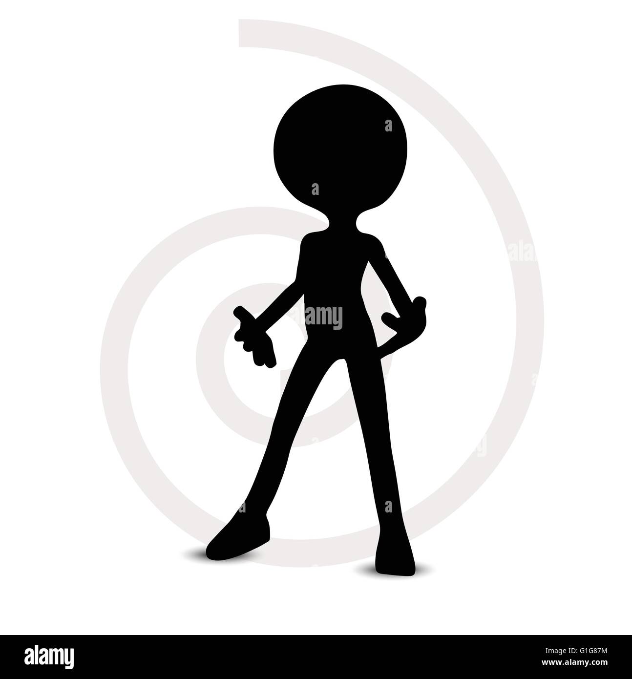 Standing still in Stock Vector Images - Alamy