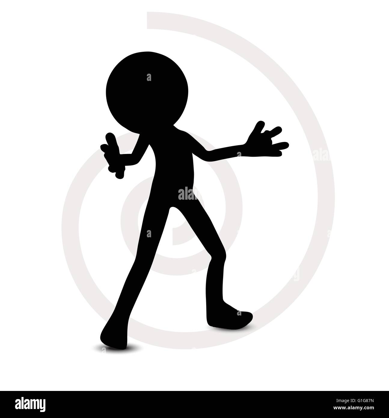 3d men standing in Stock Vector Images - Alamy