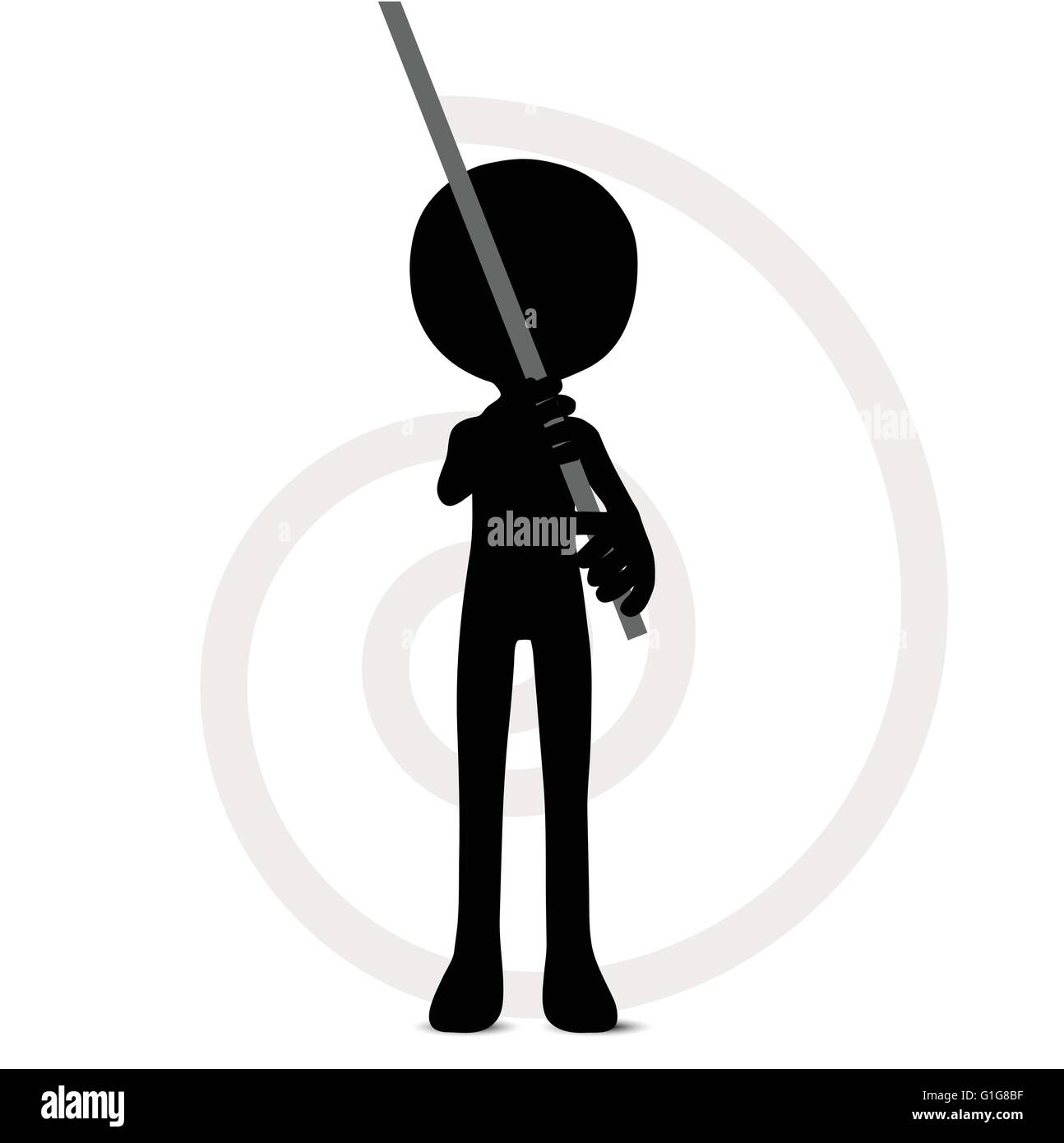 3d man holding an object for giving message Stock Vector Image & Art ...