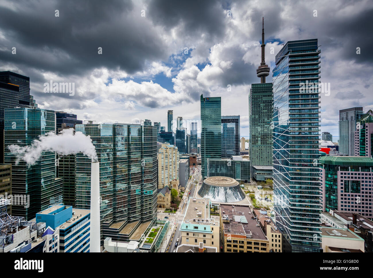 Downtown sky view hi-res stock photography and images - Alamy