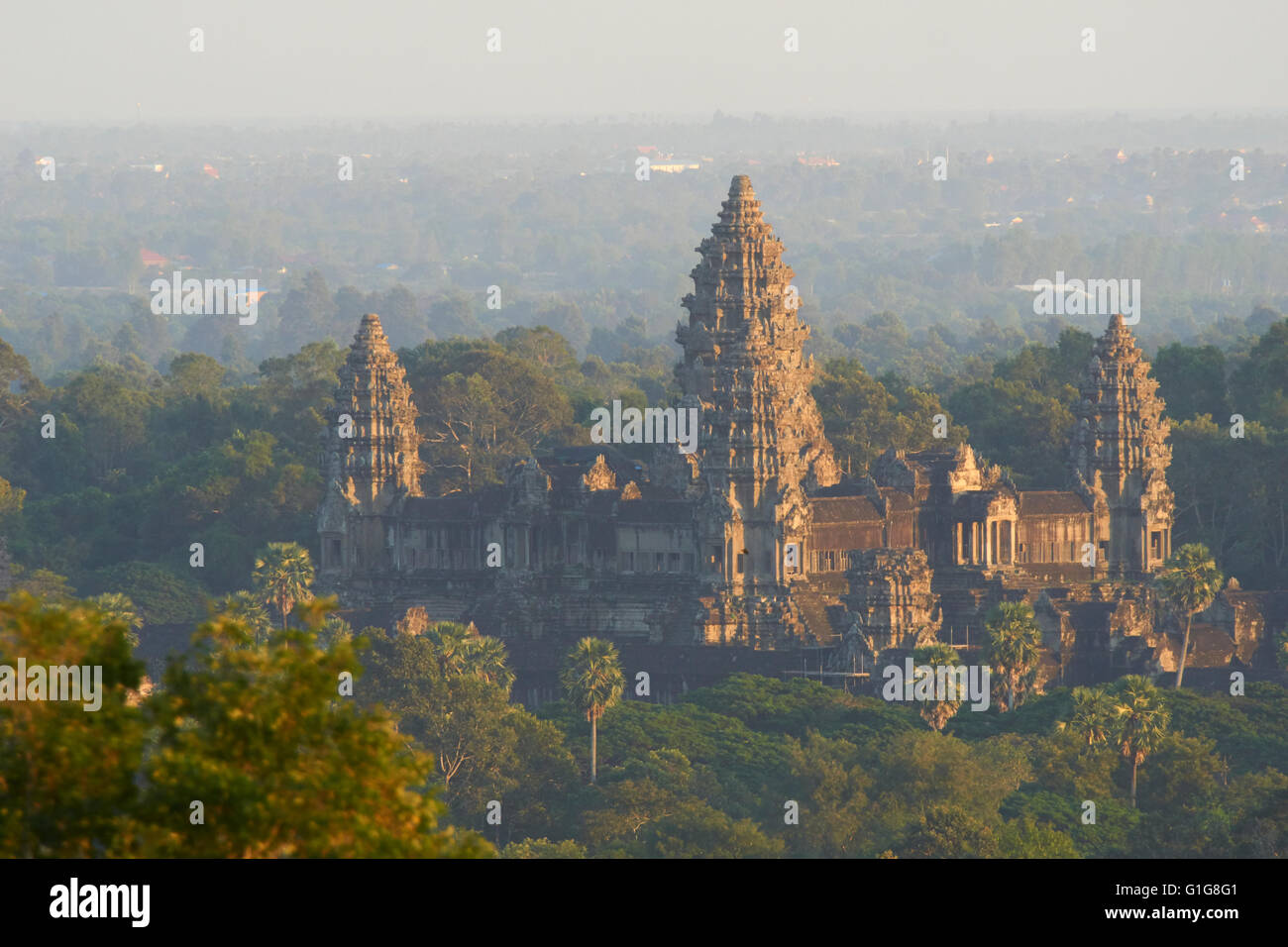 Aerial view of Angkor Wat temple, Siem Reap, Cambodia Stock Photo - Alamy
