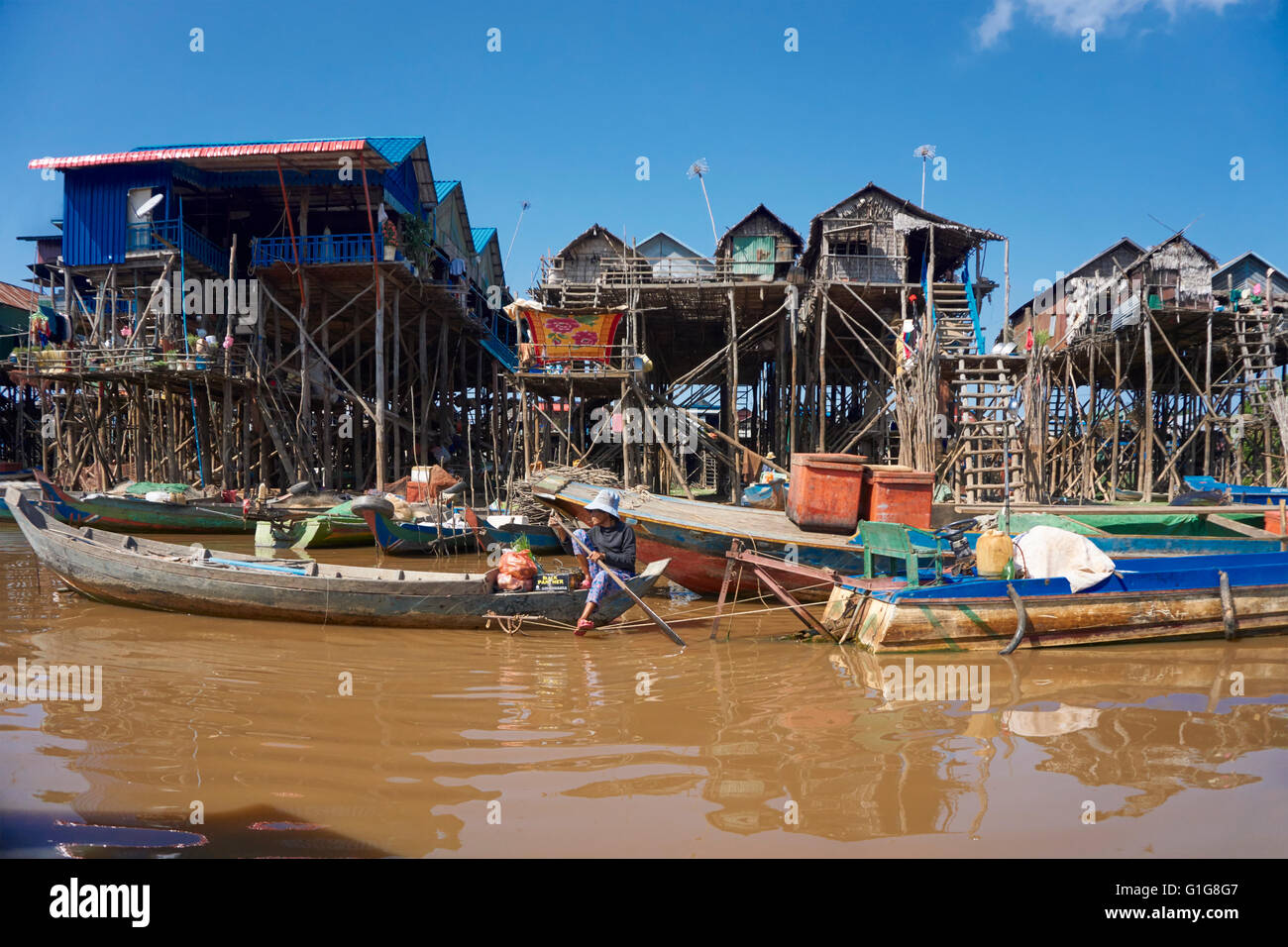 Floating village of Kompong Phluk, Siem Reap, Cambodia Stock Photo - Alamy