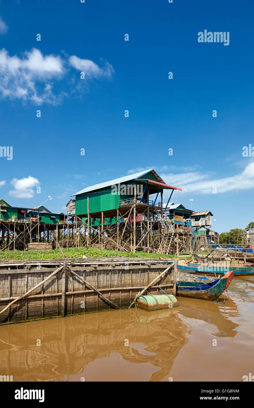 Floating village of Kompong Phluk, Siem Reap, Cambodia Stock Photo - Alamy