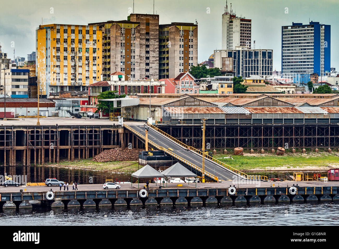 Ramp From The Docks To The City Manaus Brazil Stock Photo - Alamy
