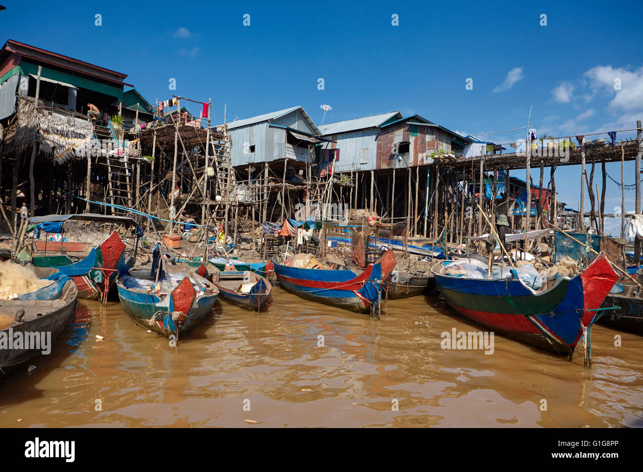 Floating village of Kompong Phluk, Siem Reap, Cambodia Stock Photo - Alamy