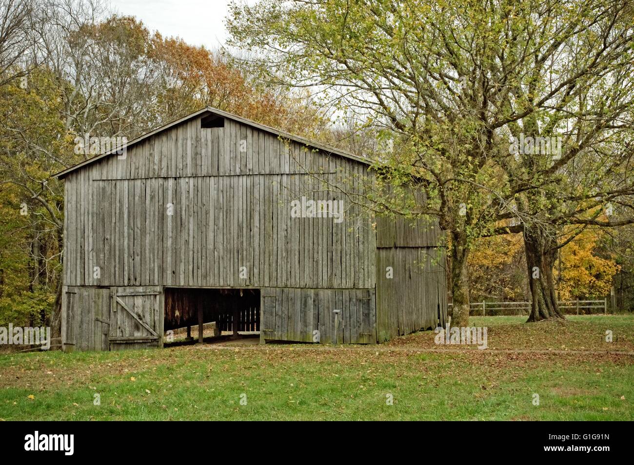 Along the Natchez Trace Parkway during the autumn Stock Photo - Alamy