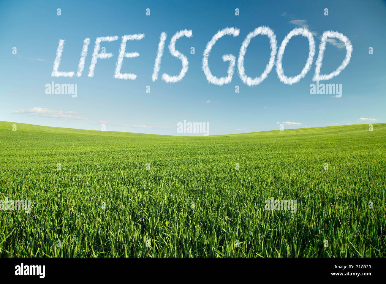 Green clouds hi-res stock photography and images - Alamy