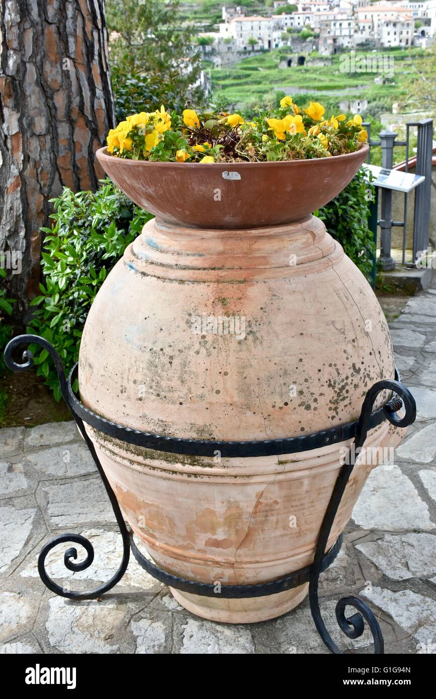 Large flower pot hi-res stock photography and images - Alamy