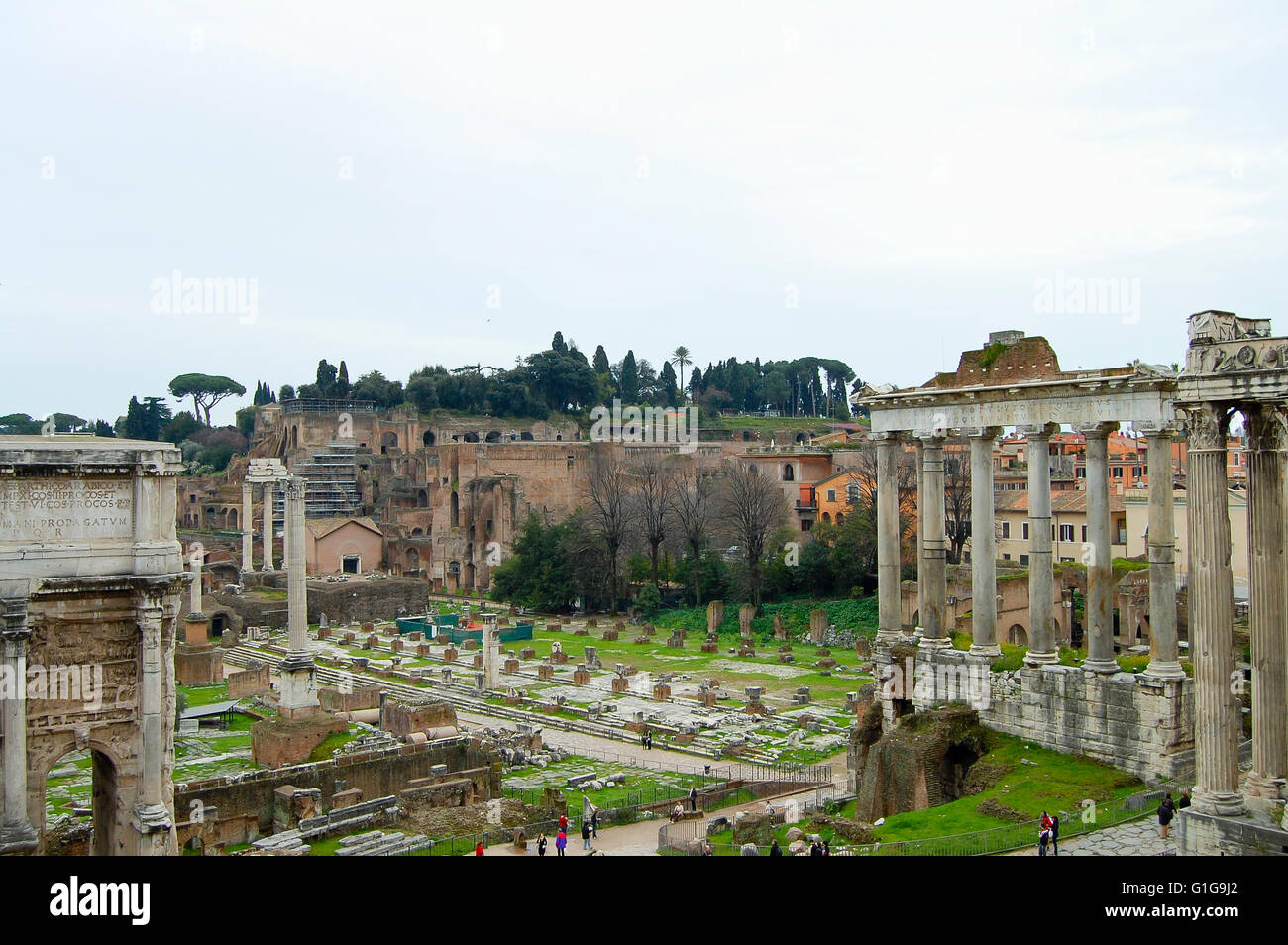 Roman Ruins - Italy Stock Photo - Alamy