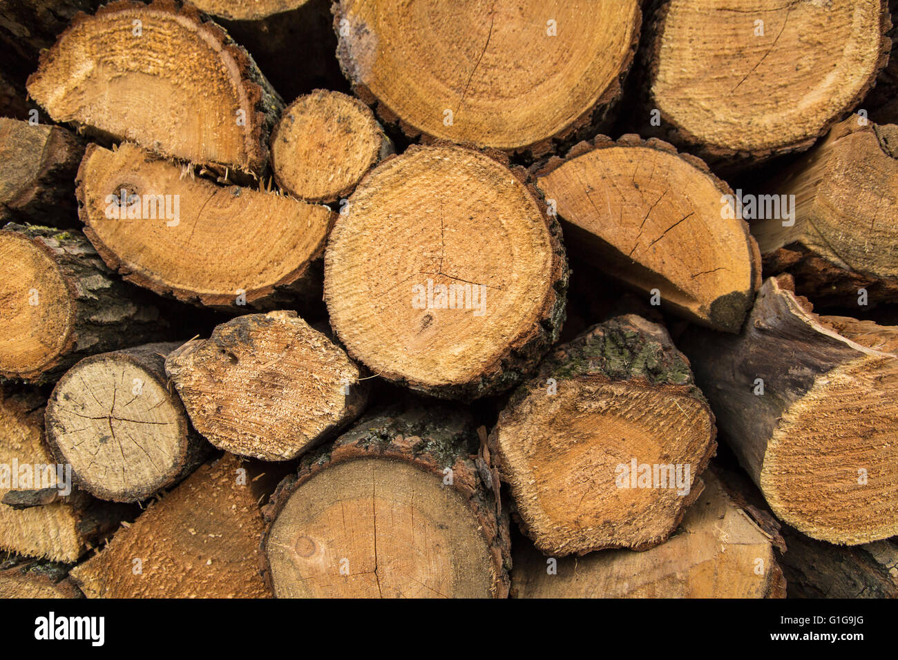 Stacked wood timber construction background hi-res stock photography ...