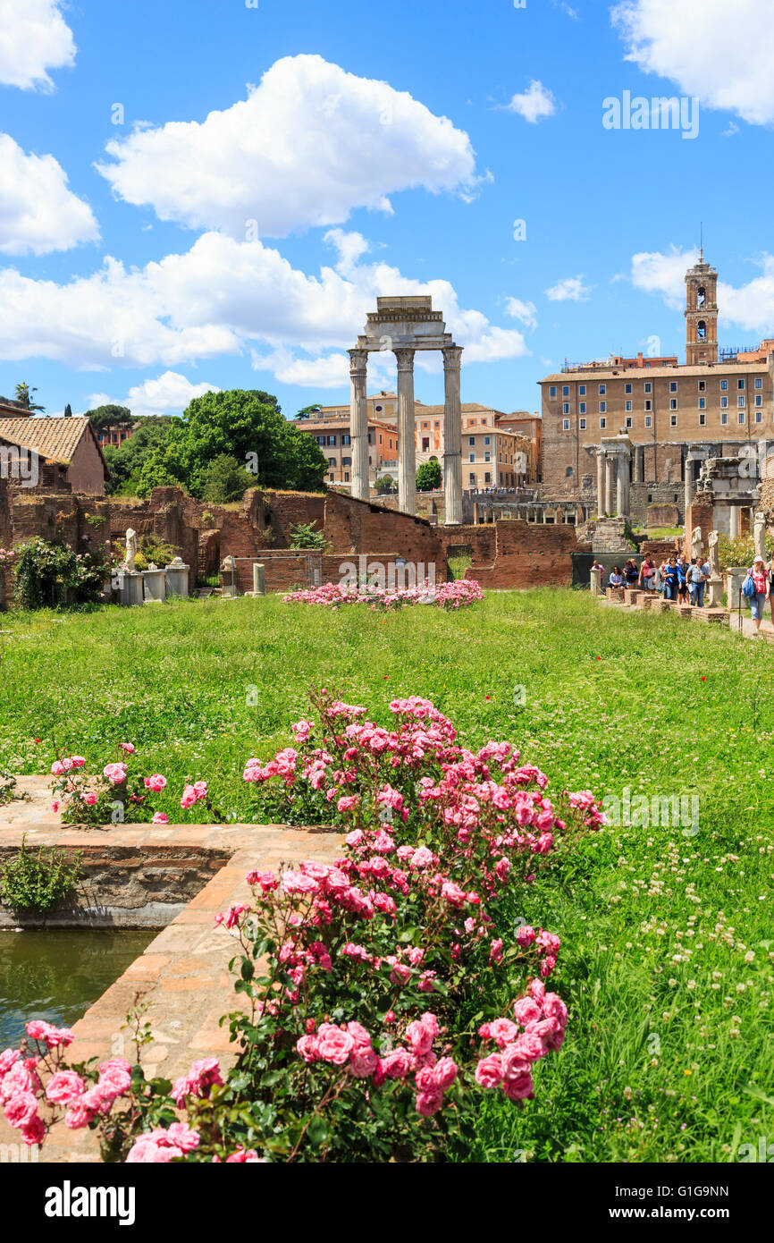 The Forum, Rome: House of the Vestal Virgins (Atrium Vestae) and ...