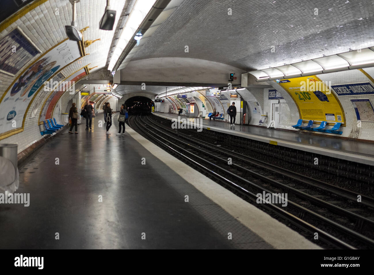 Subway in Paris Stock Photo - Alamy