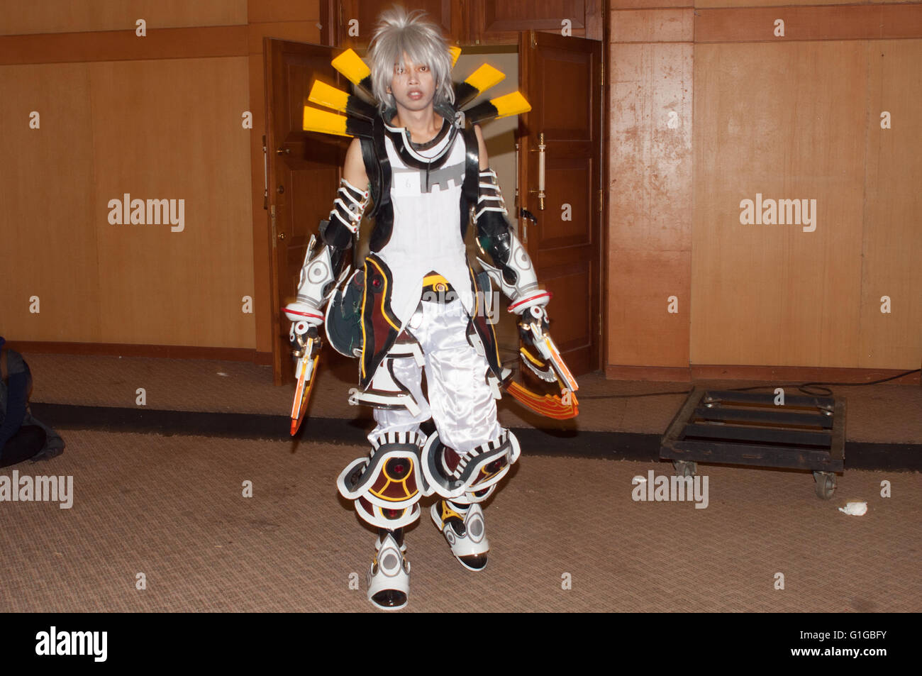 An Indonesian wears a cosplay during Japan Pop Fest in Makassar on May ...