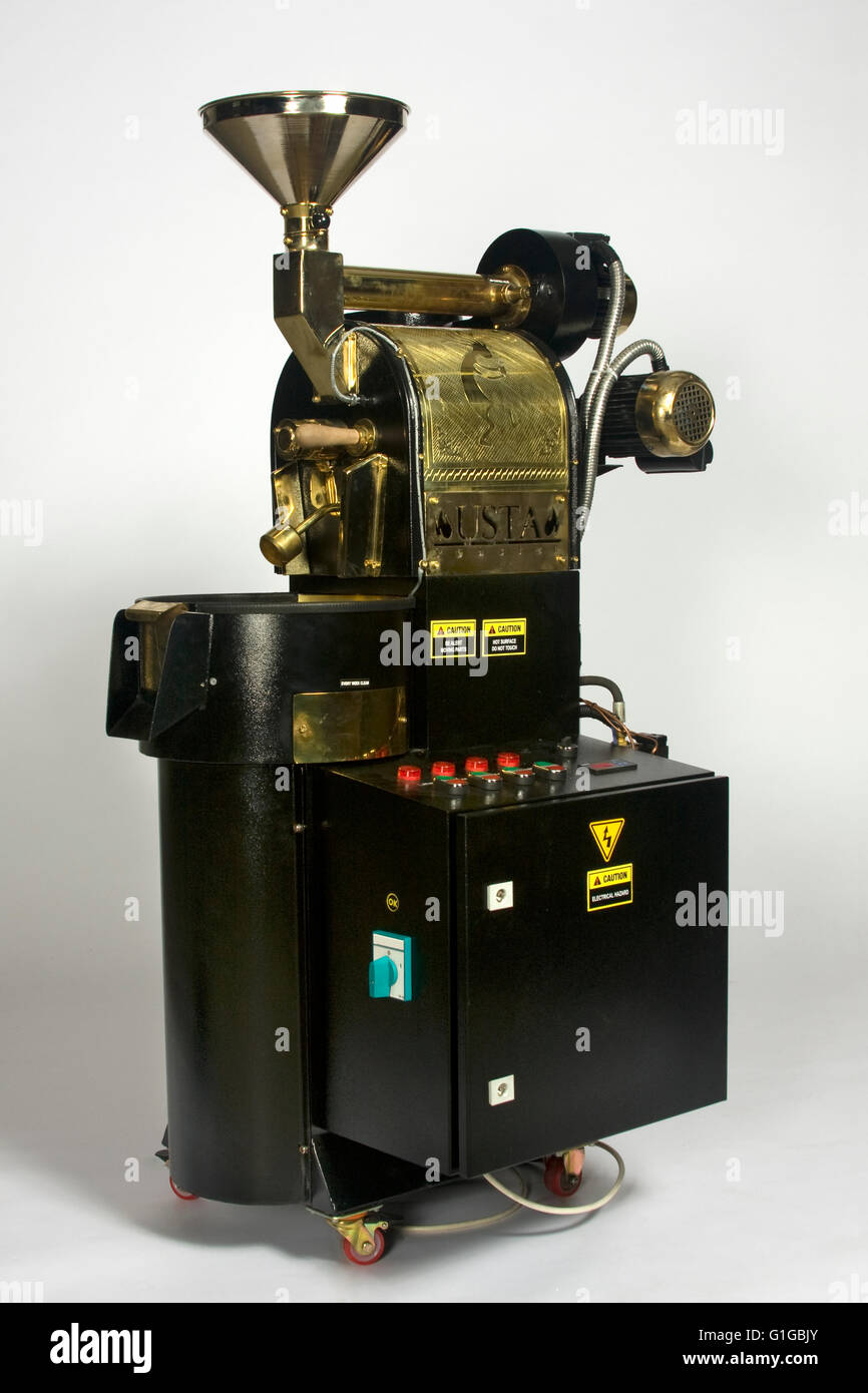 Industrial coffee roasting machine hi-res stock photography and images ...
