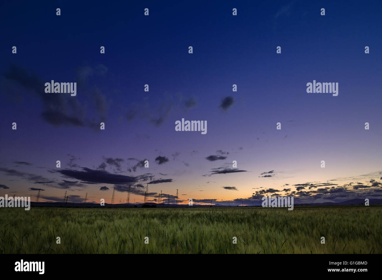 Burning clouds hi-res stock photography and images - Alamy