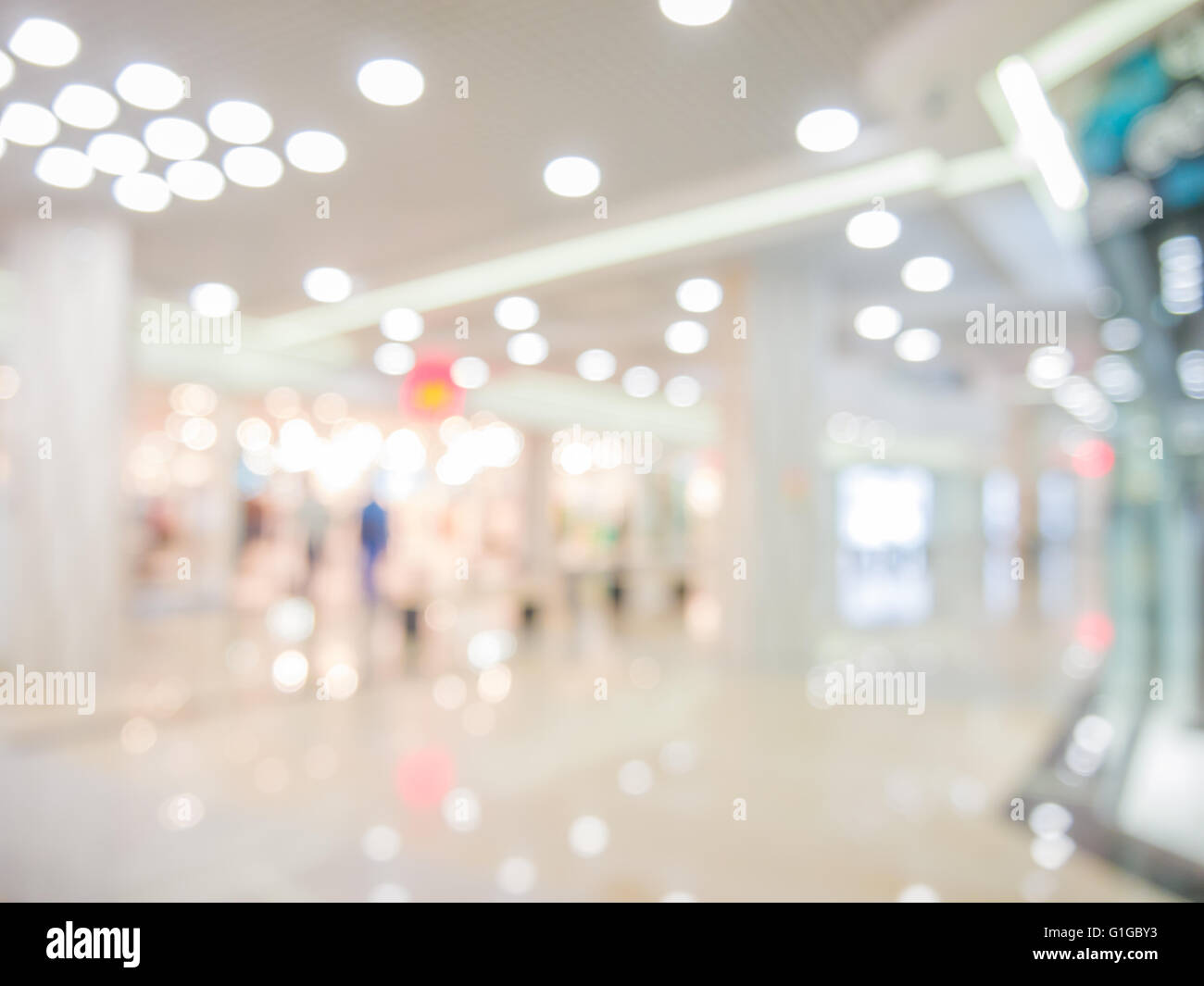 Shopping mall blur background Stock Photo - Alamy
