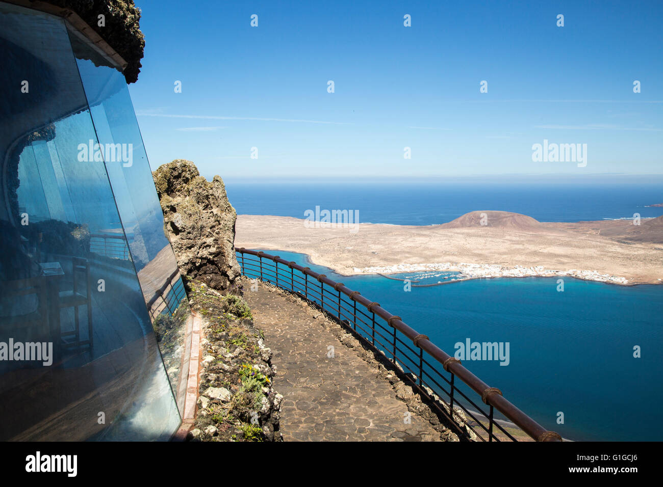 La Graciosa island and El Rio channel, Chinjo archipelago natural park ...