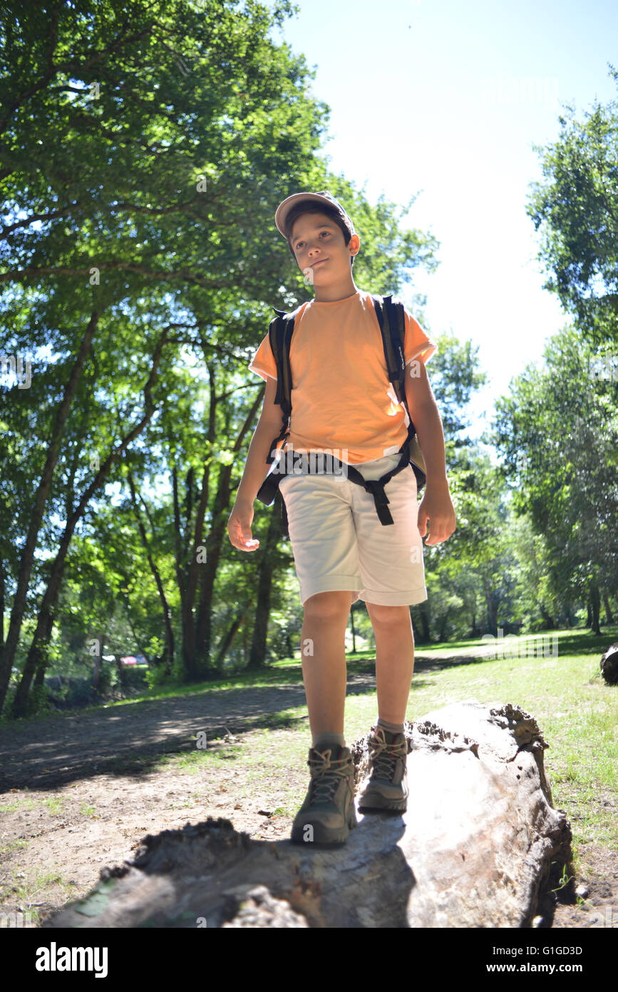 Walking alone in nature hi-res stock photography and images - Alamy