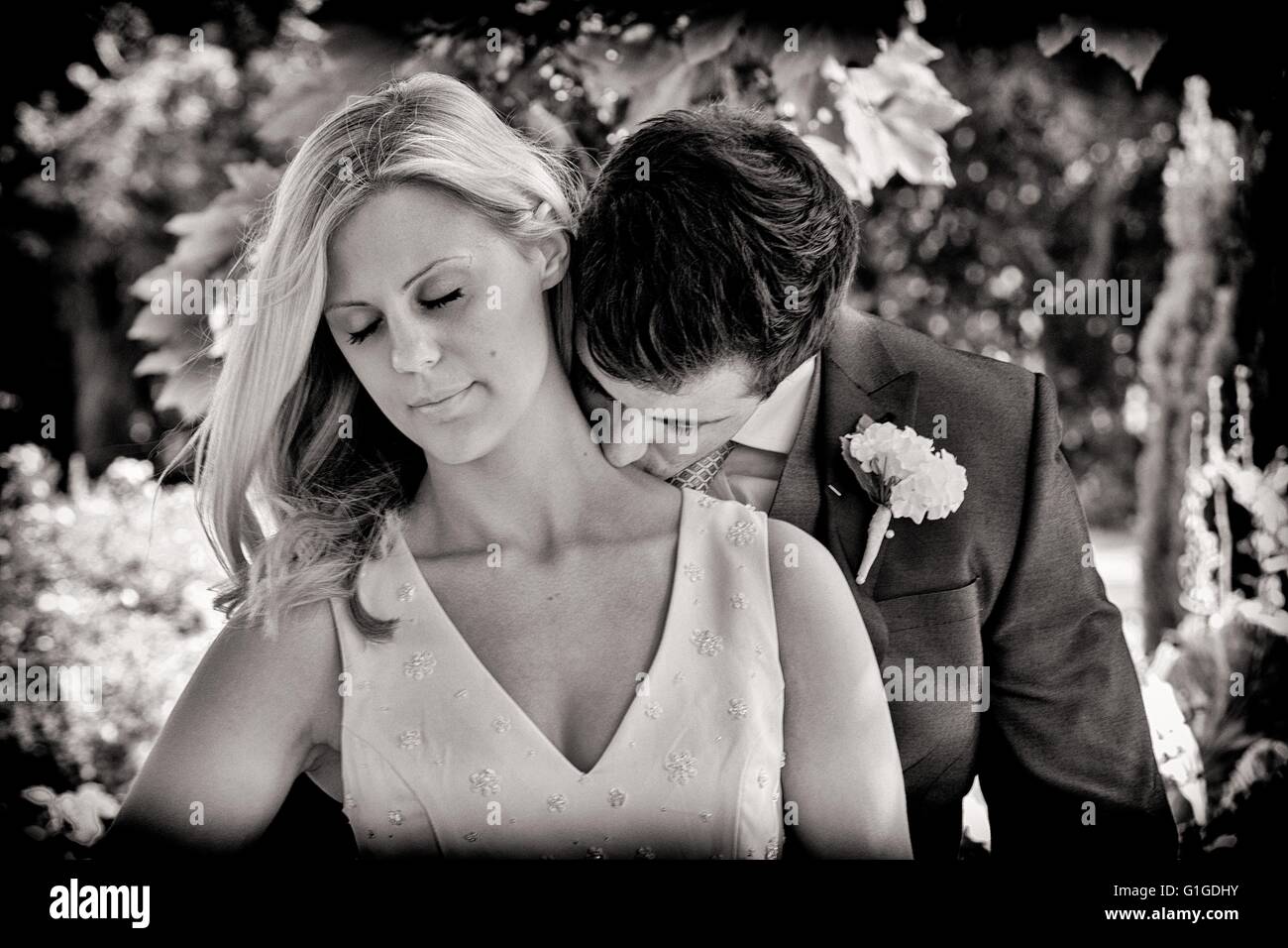 You may kiss the bride Stock Photo - Alamy