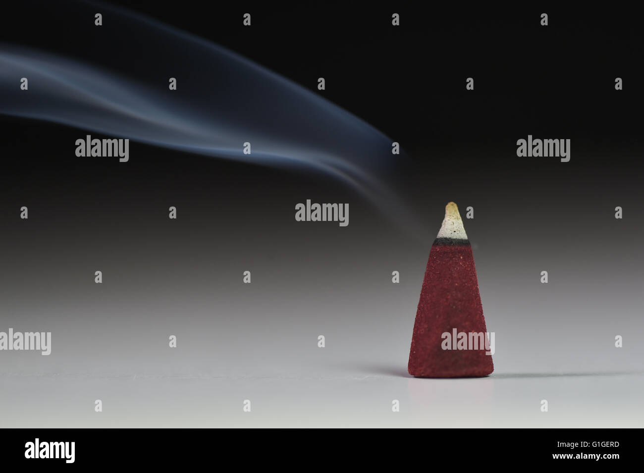 Incense smoke black background hi-res stock photography and images - Alamy