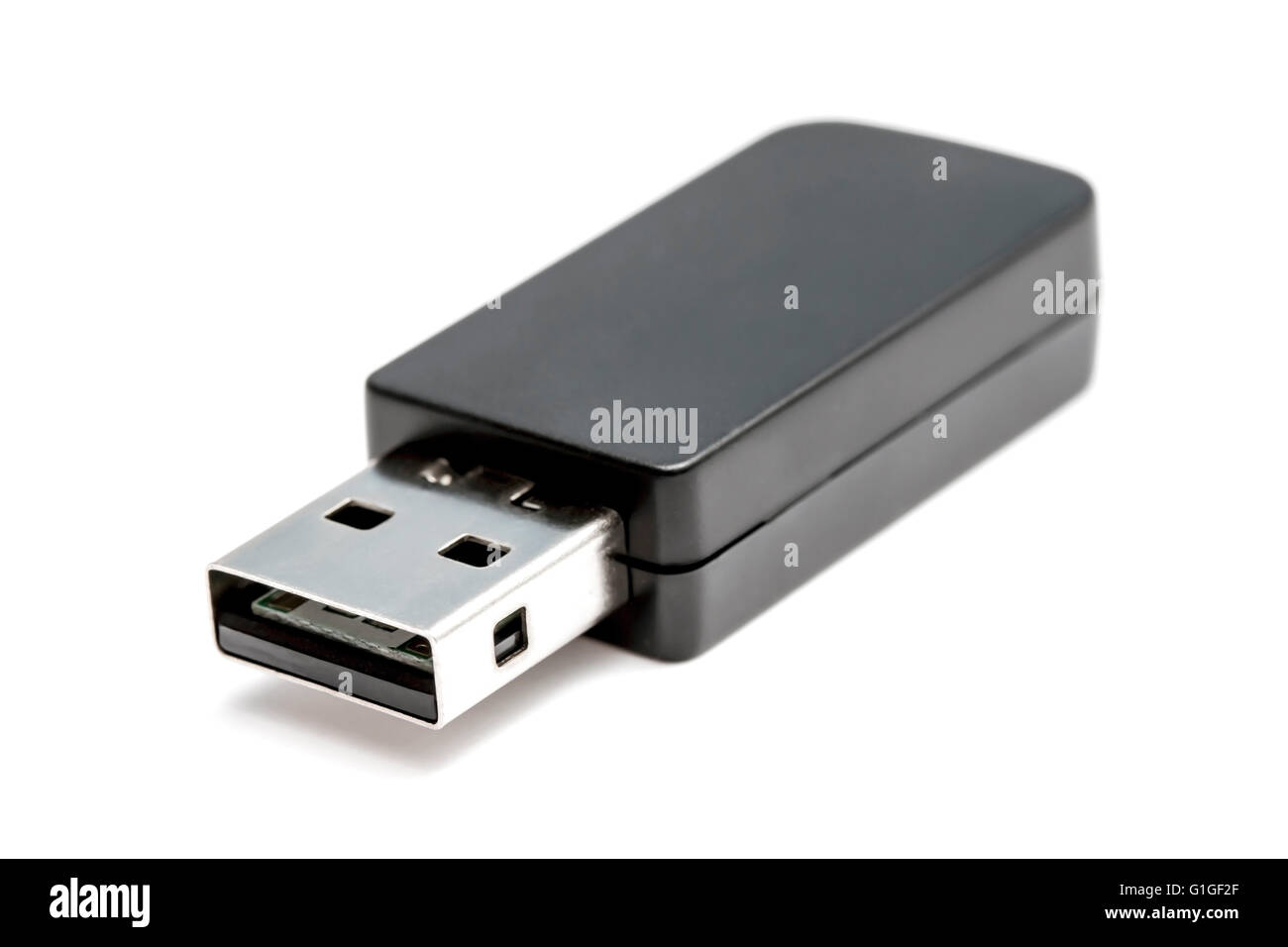 USB memory stick isolated on white background Stock Photo - Alamy
