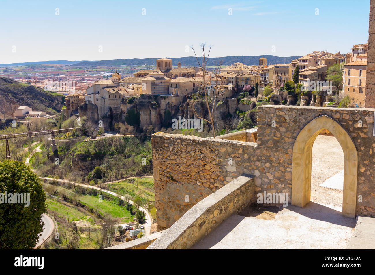 Aerial view of the monumental city of Cuenca, Spain Stock Photo - Alamy