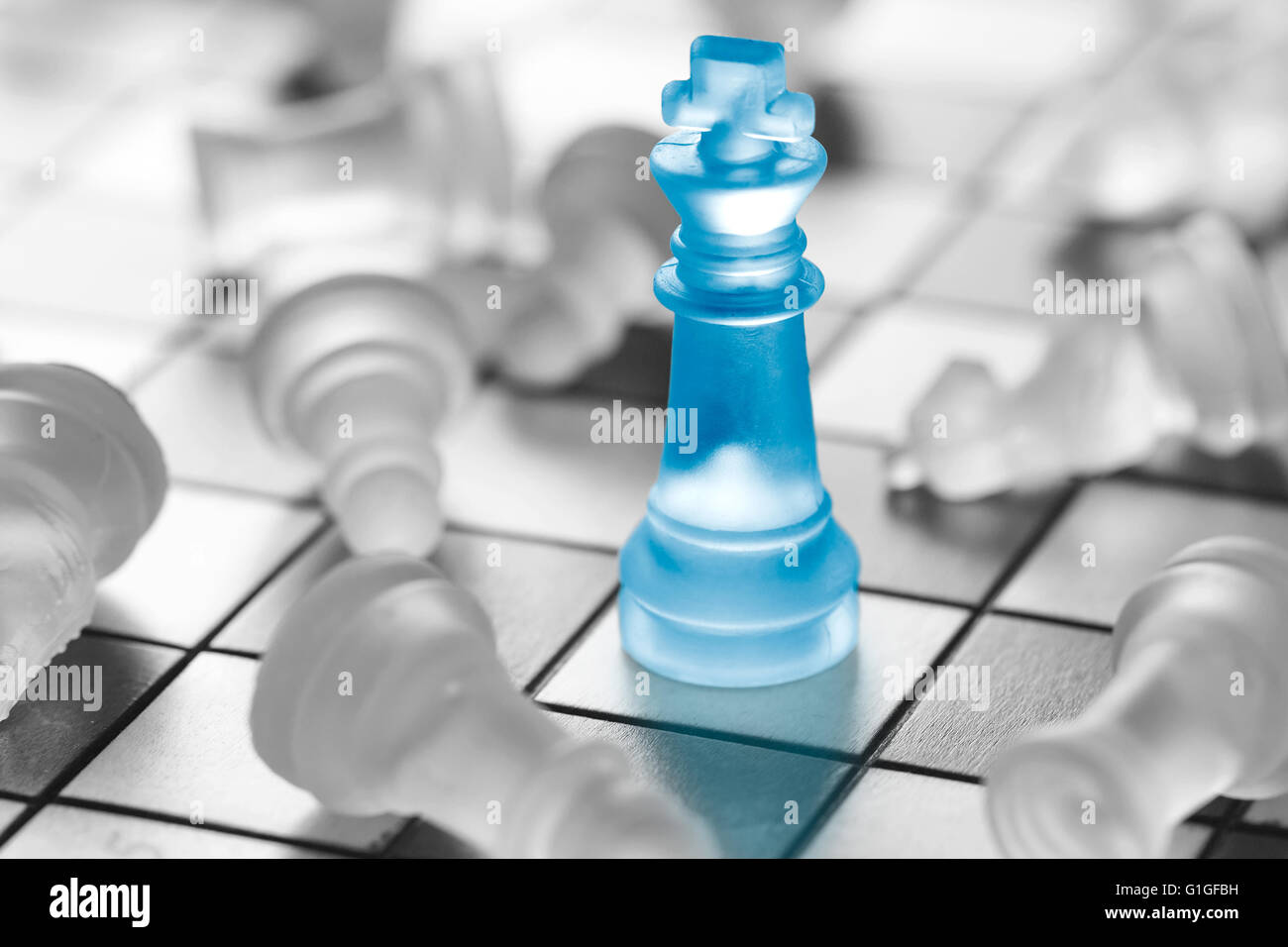 Chess business success, leadership concept Stock Photo - Alamy