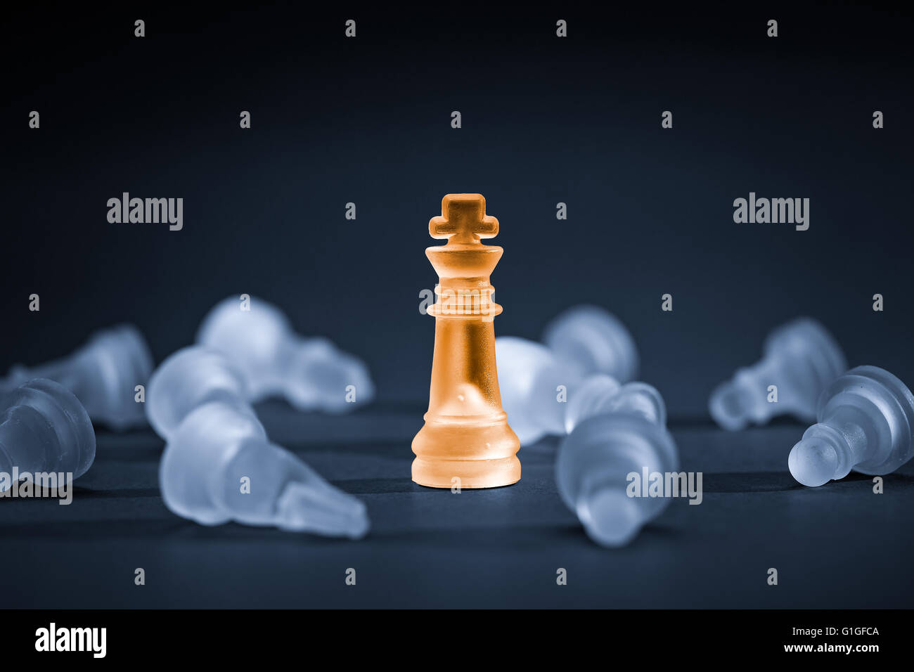 Chess business success, leadership concept Stock Photo - Alamy