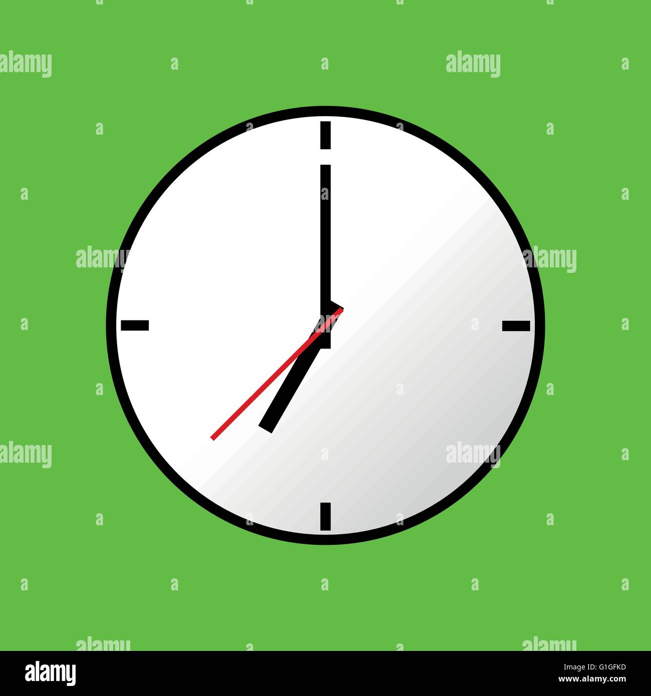 Green alarm clock illustration hi-res stock photography and images - Alamy