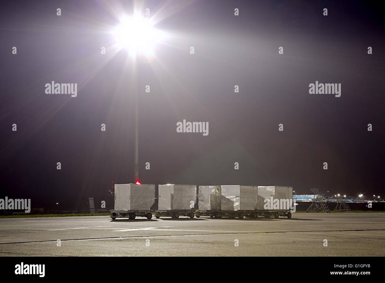 Air Cargo Containers Stock Photo - Alamy