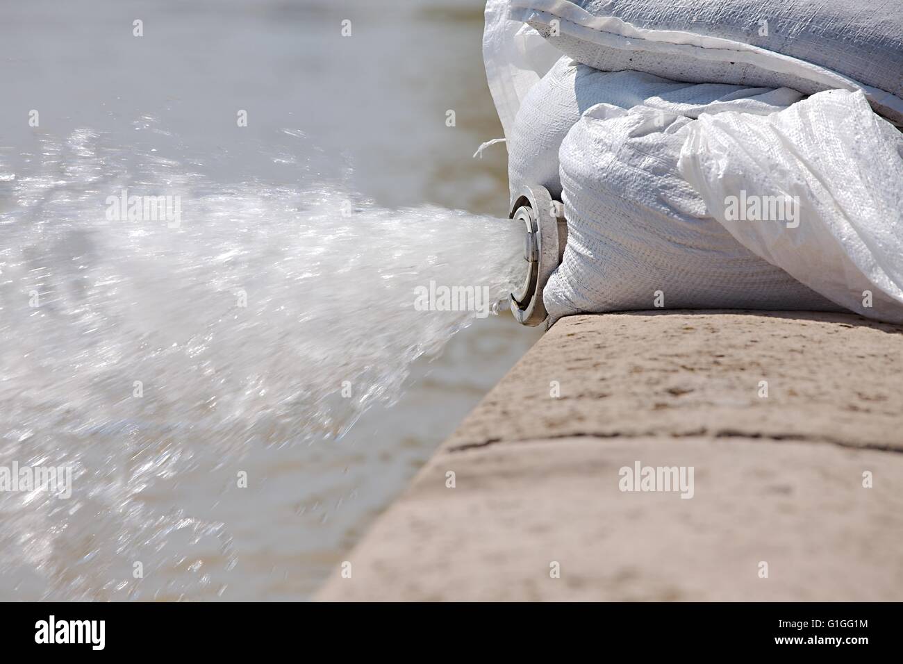 Water Pumping Pipe Stock Photo - Alamy