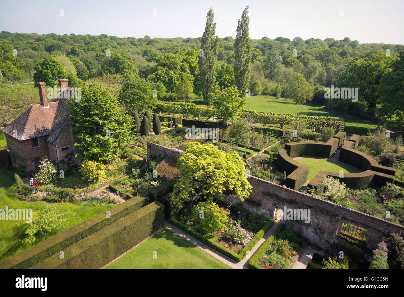 Sissinghurst Castle Garden Stock Photo - Alamy
