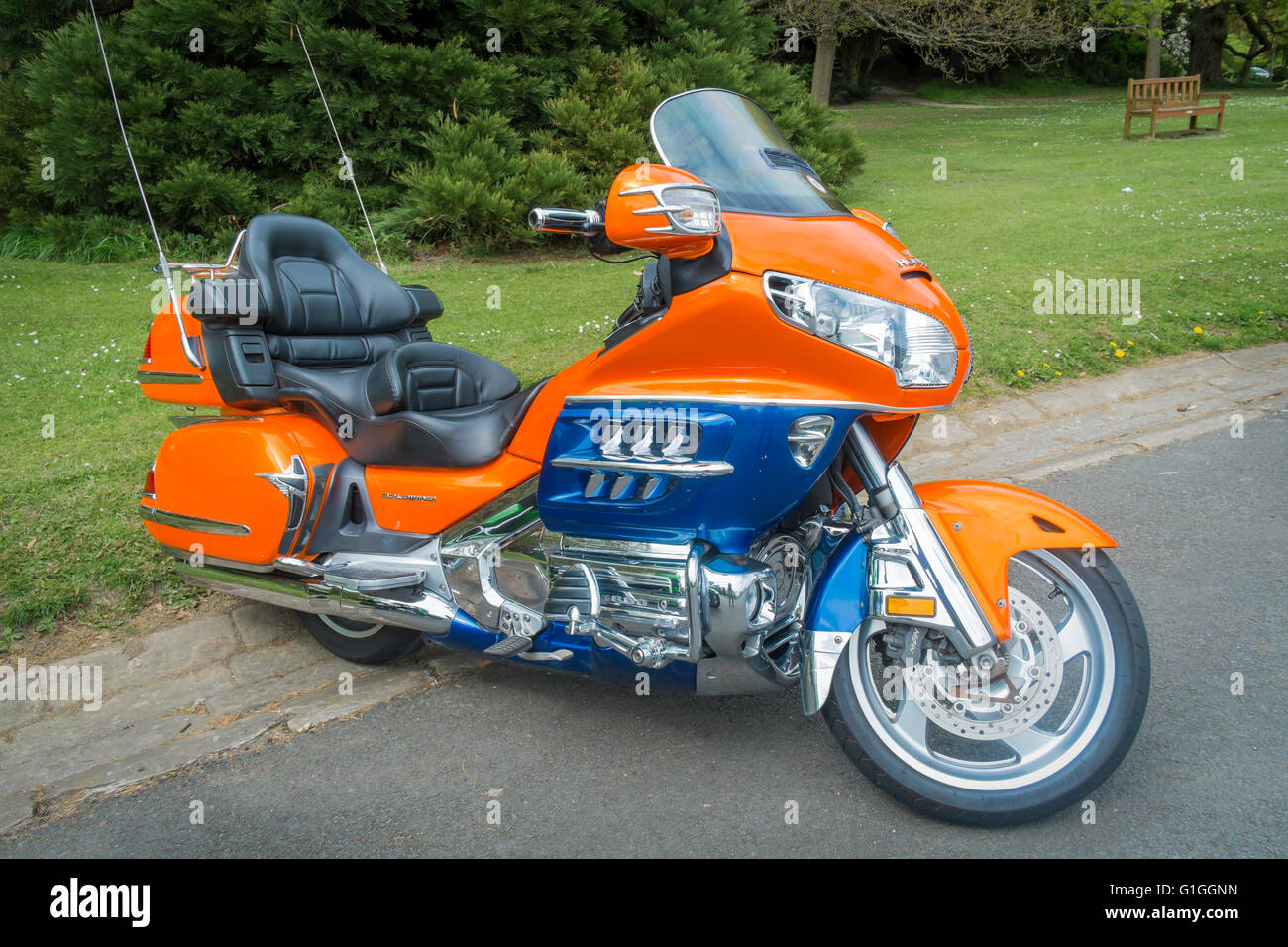 Honda Gold Wing enthusiasts sophisticated touring roadster cruising ...