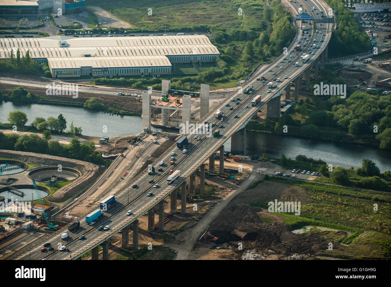 Photo of Barton Lift Bridge prior to the catastrophic structural ...