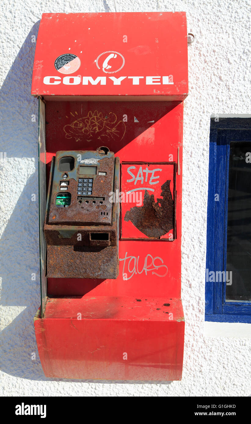 Old public telephone booth hi-res stock photography and images - Alamy