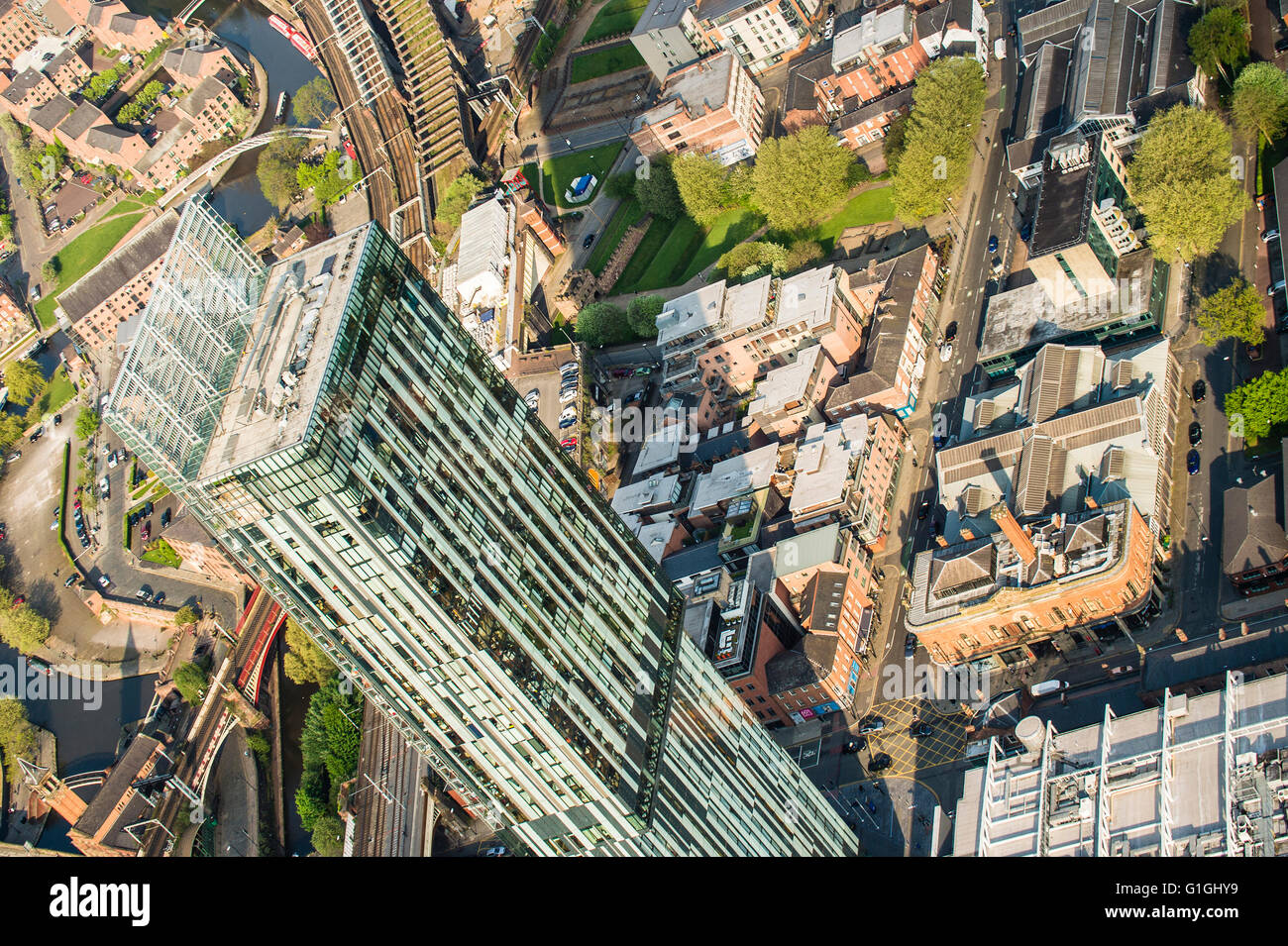 Aerial Photo of Manchester`s Beetham Tower Stock Photo - Alamy