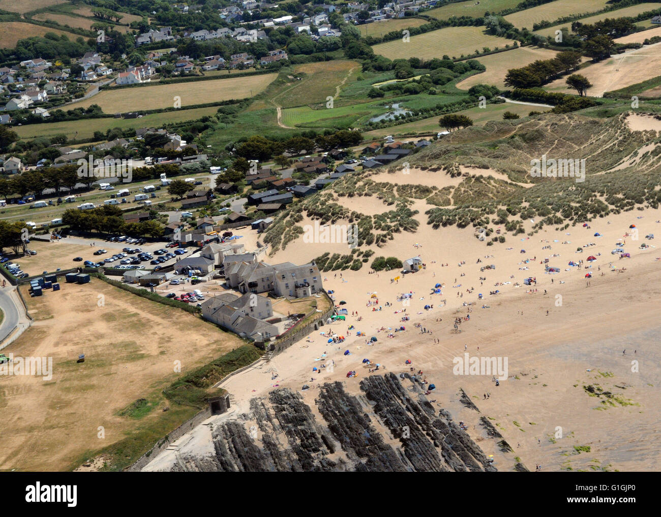 Croyde village hi-res stock photography and images - Alamy