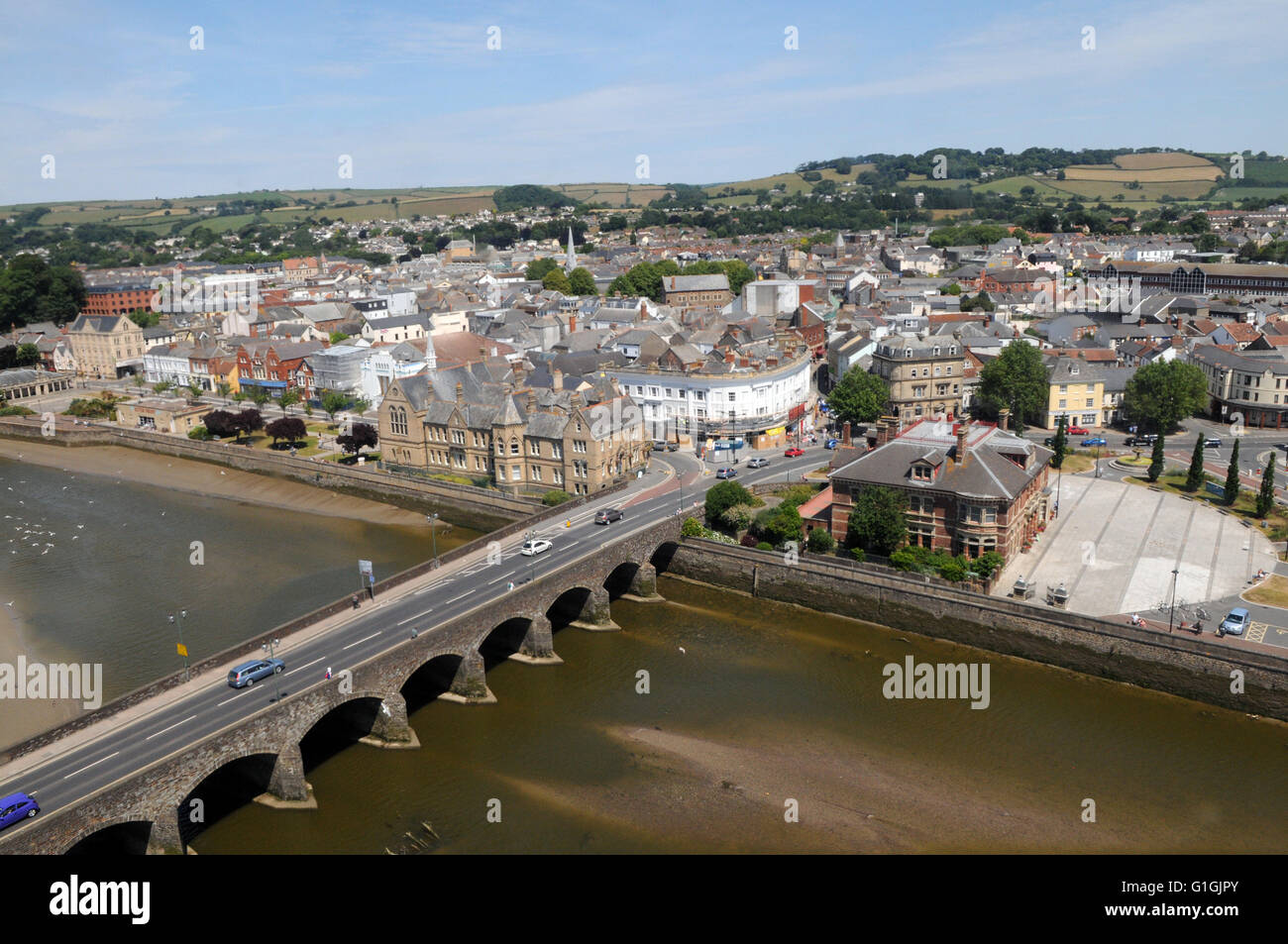 Barnstaple town centre hi-res stock photography and images - Alamy