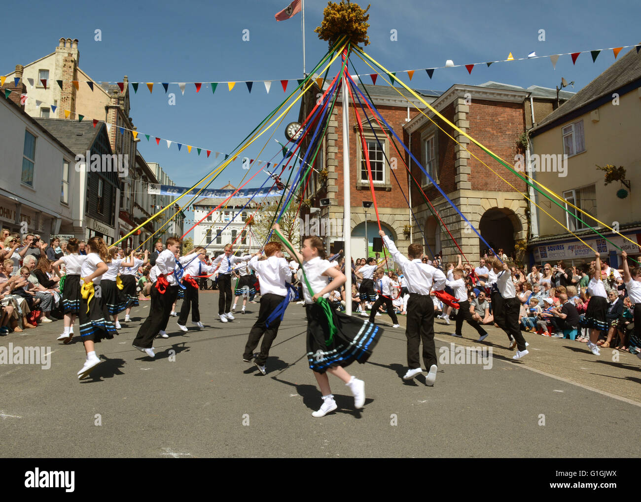 Torrington Historic Market Town and Civil War Site North Devon Maypole ...