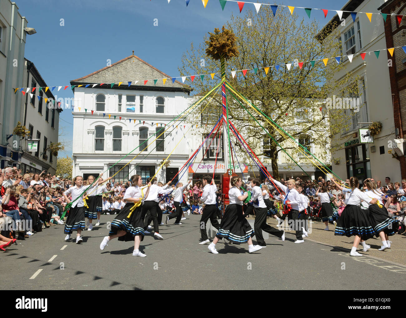Torrington Historic Market Town and Civil War Site North Devon Maypole ...