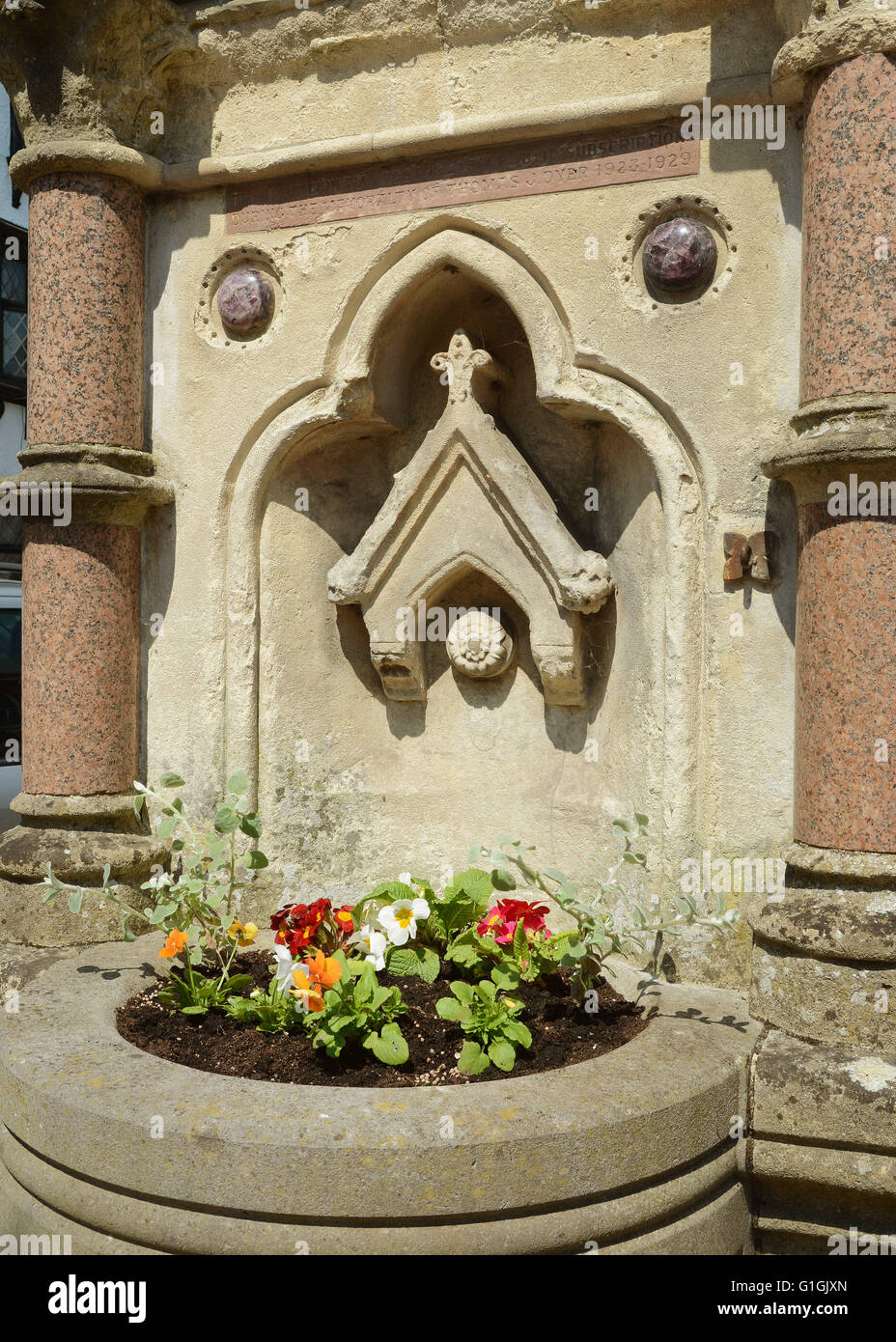 Town Square Fountain and Clock Tower Torrington Views North Devon South ...
